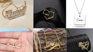 Name Locket Designs in Gold & Silver | Name Locket Design Collection
