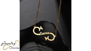 Name Locket Designs in Gold & Silver | Name Locket Design Collection